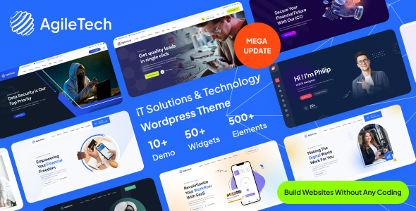 IT Solutions & Technology Multi-Purpose Elementor WordPress Theme - Agiletech by wowtheme7