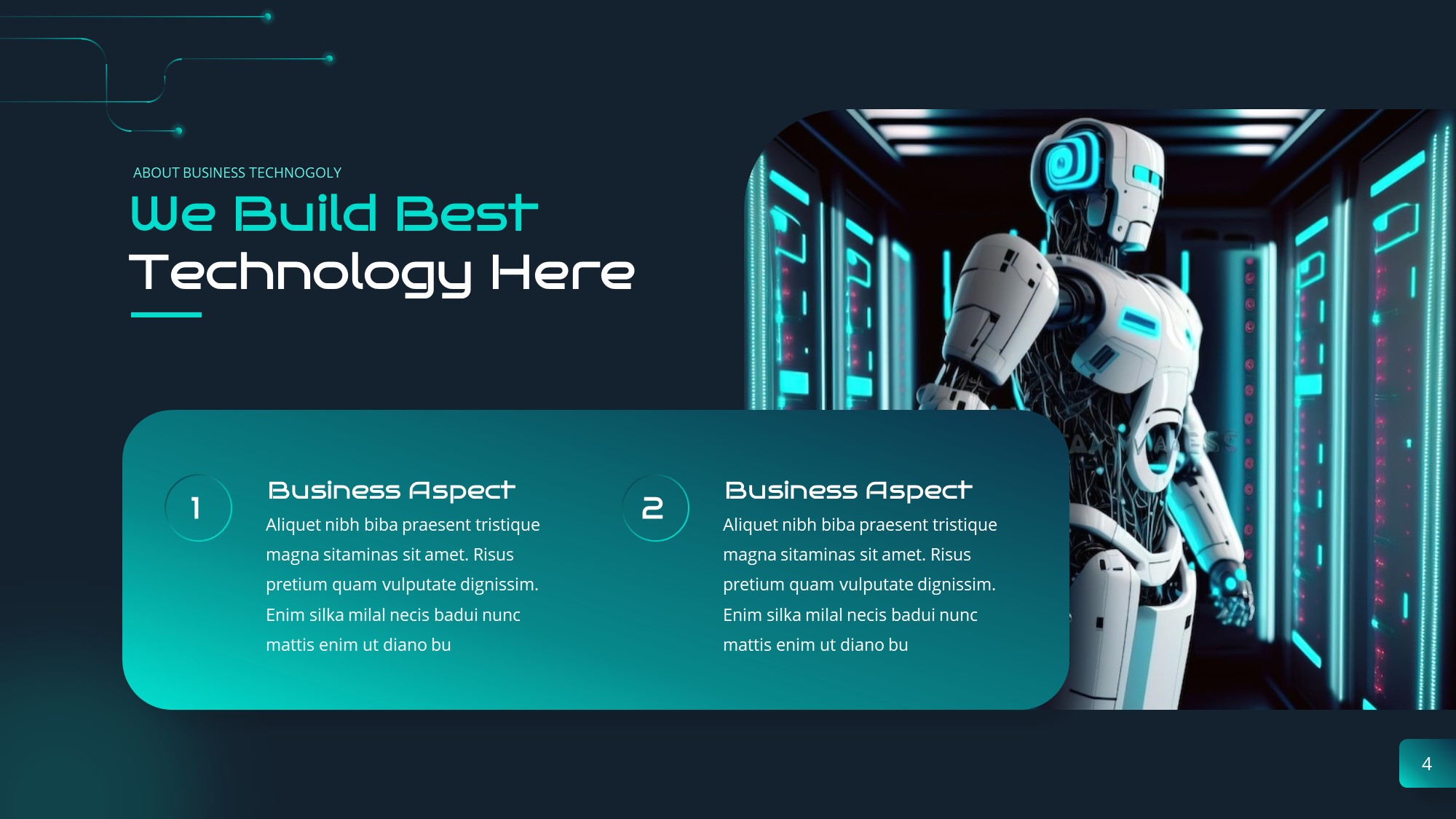 RoboTech – Modern Futuristic PowerPoint, Presentation Templates ...