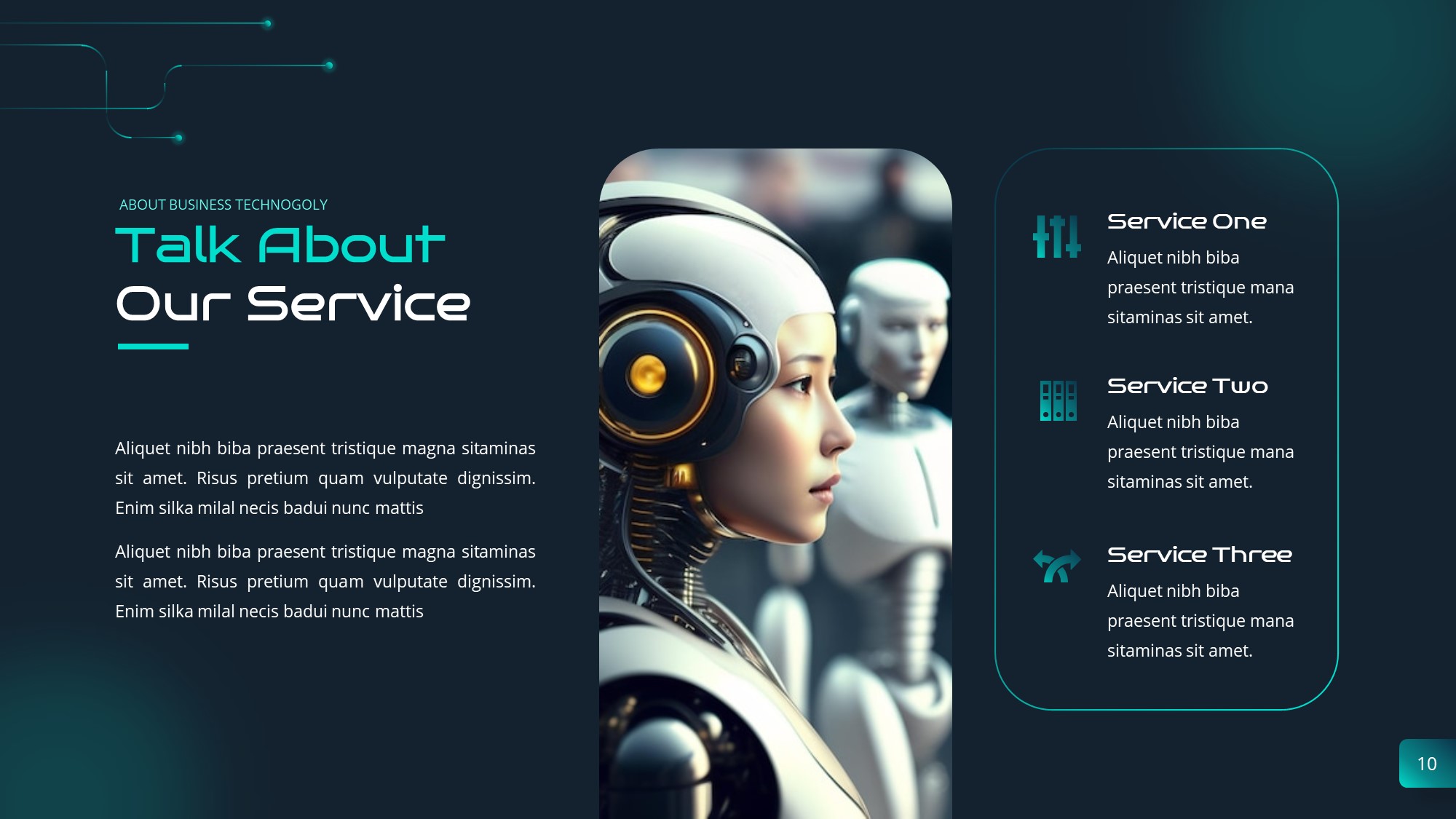 RoboTech – Modern Futuristic PowerPoint, Presentation Templates ...