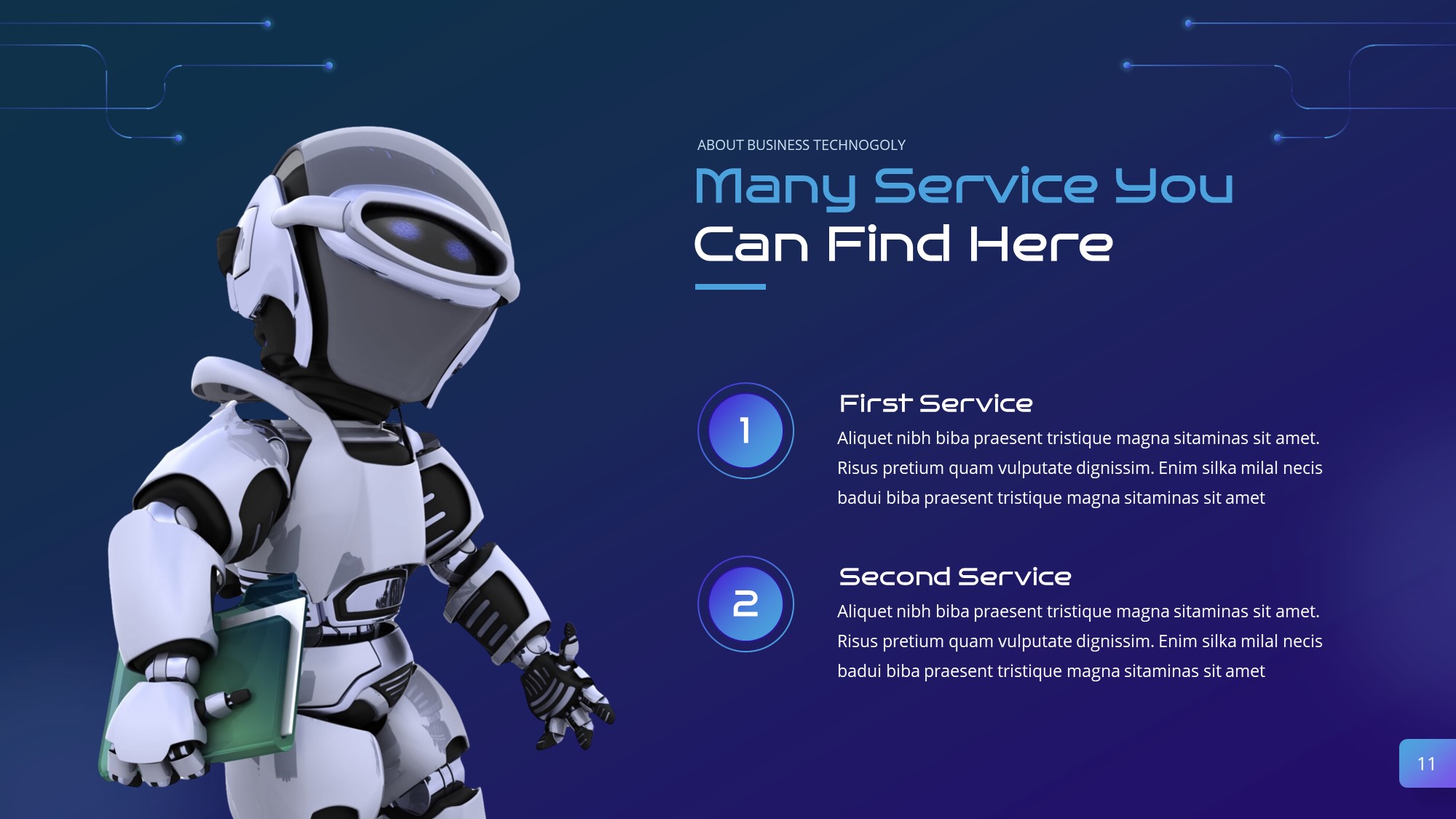 RoboTech – Modern Futuristic PowerPoint, Presentation Templates ...