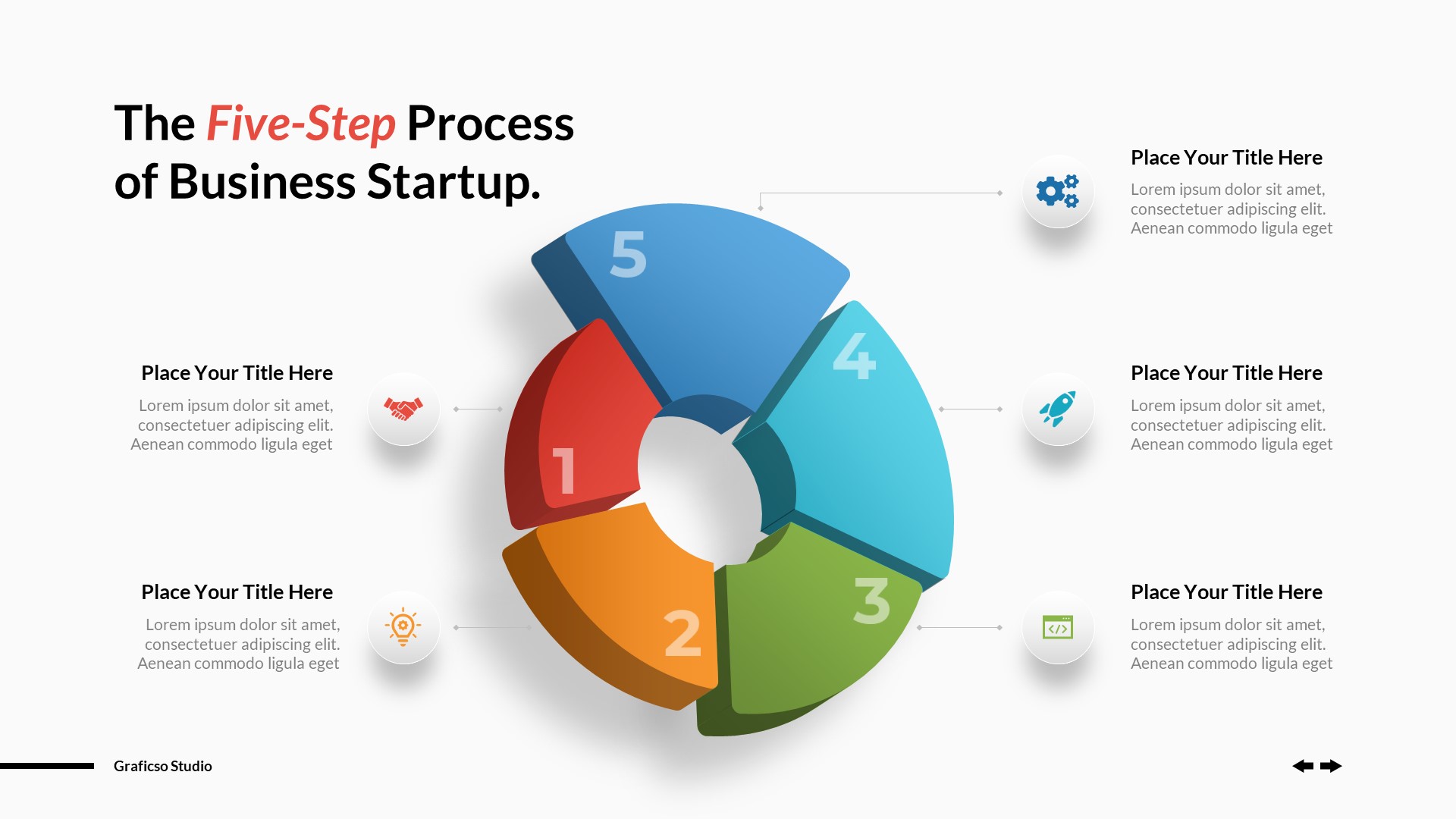 Business Cycle Infographics PowerPoint Template, Presentation Templates