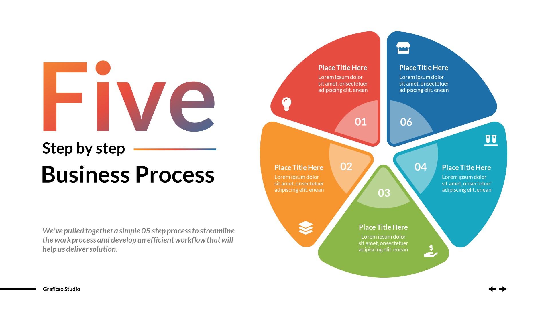 Business Cycle Infographics PowerPoint Template, Presentation Templates
