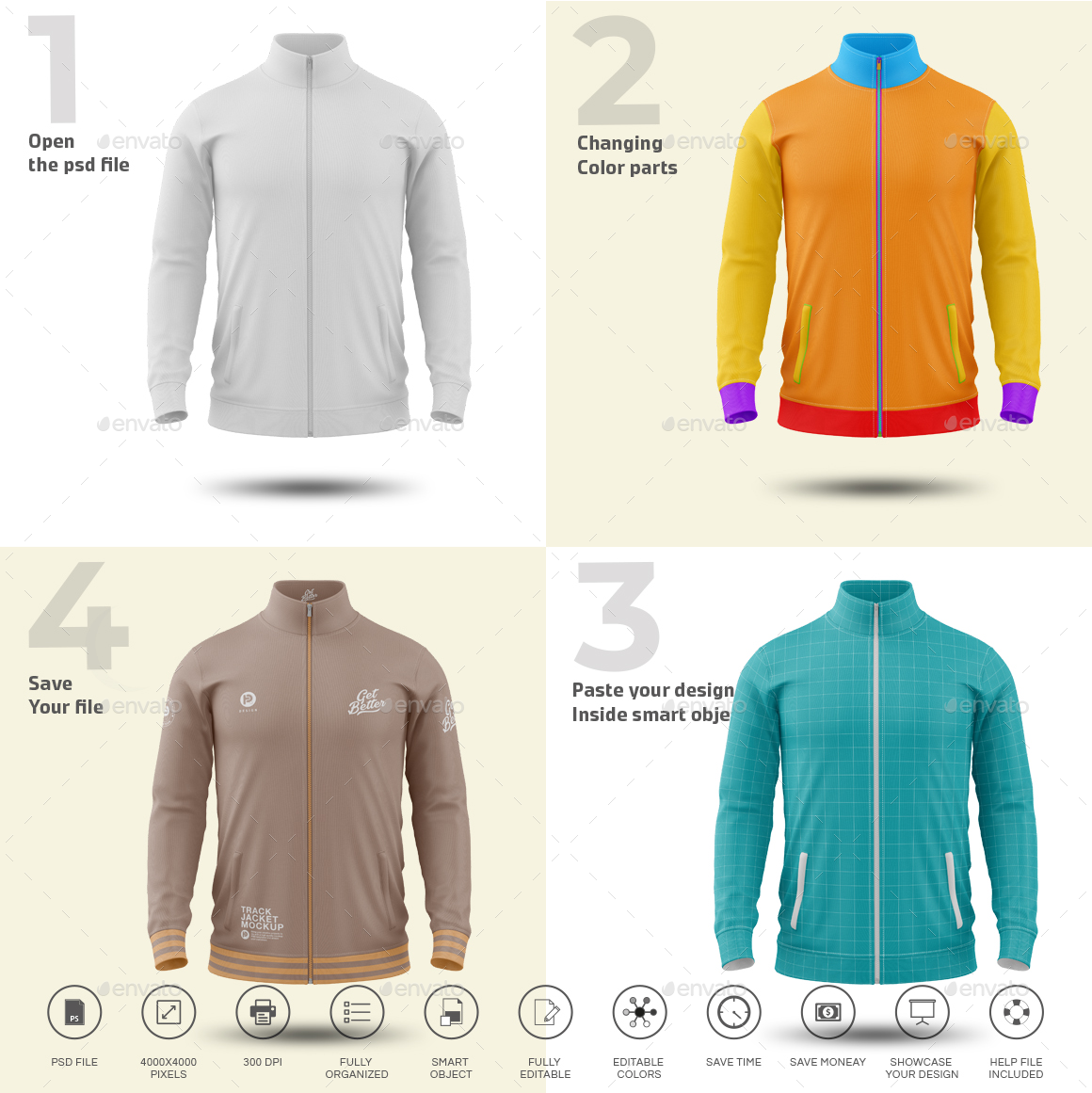 Tracksuit jacket Mockup V1, Graphics | GraphicRiver