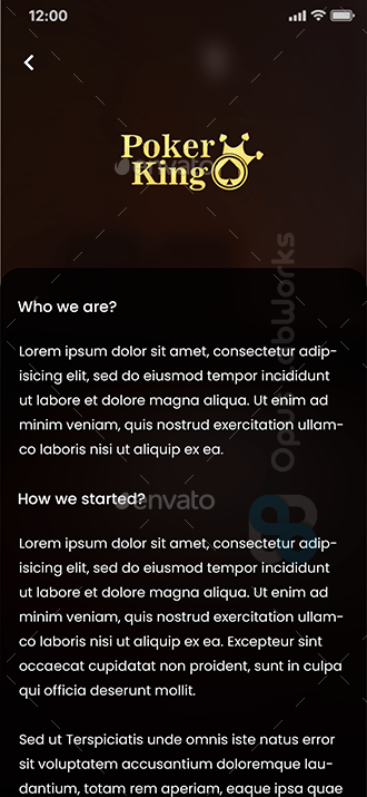 Poker Game UI | Online Poker UI Kit | Online Card Game App UI Kit ...