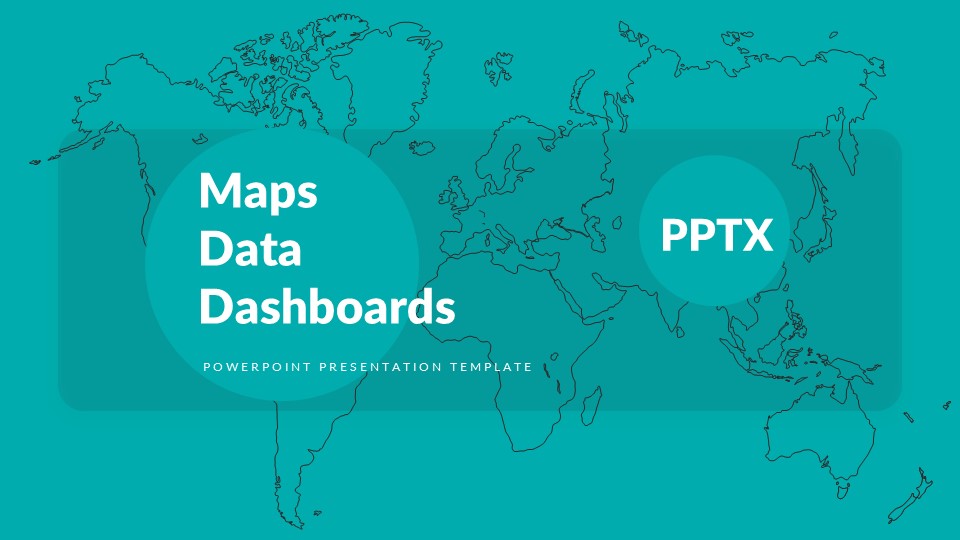 Map Data Dashboards PowerPoint Presentation Template, Presentation ...