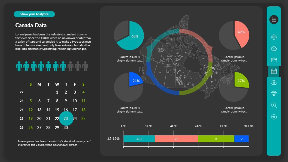 Map Data Dashboards PowerPoint Presentation Template, Presentation ...