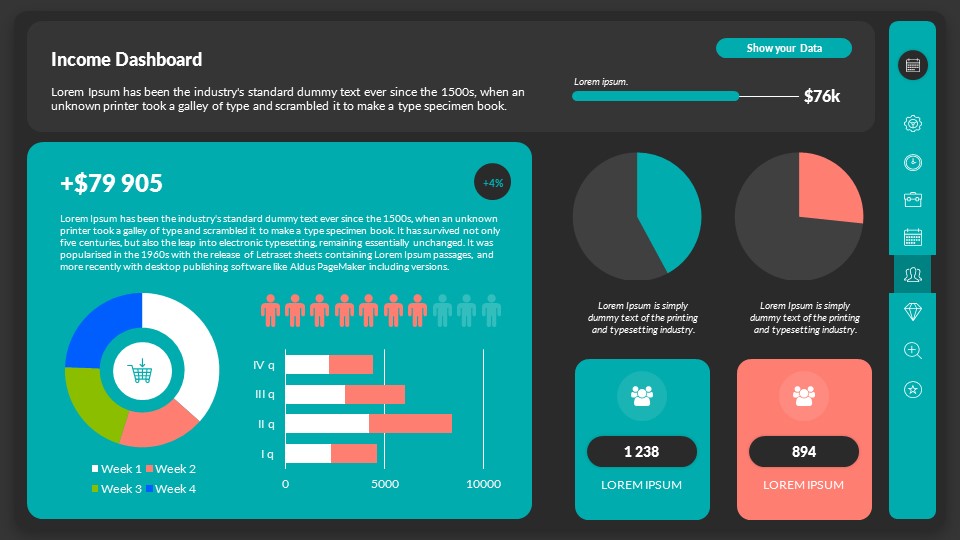 Map Data Dashboards PowerPoint Presentation Template, Presentation ...
