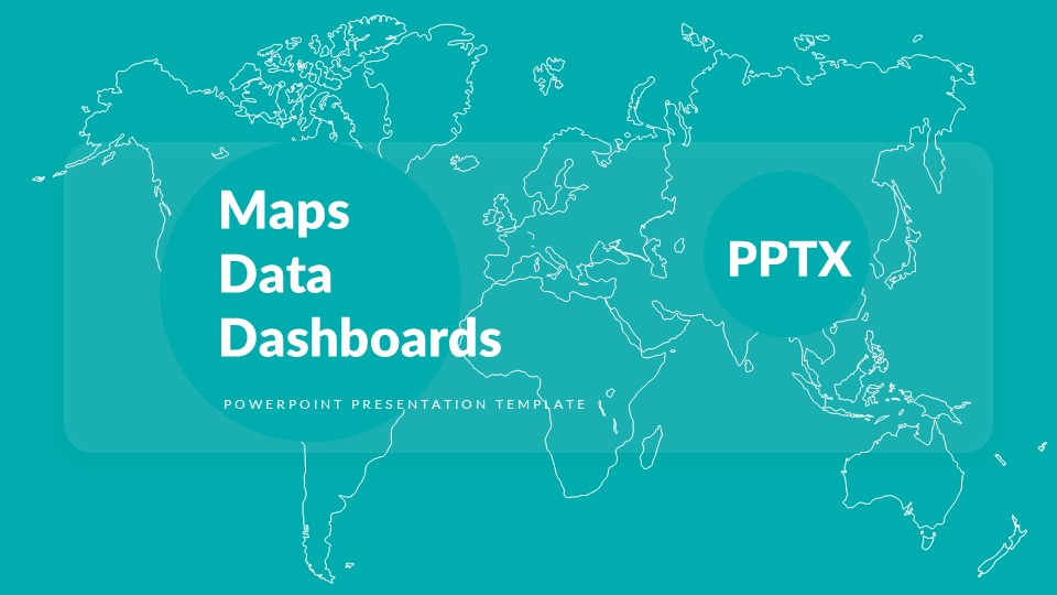 Map Data Dashboards PowerPoint Presentation Template, Presentation ...