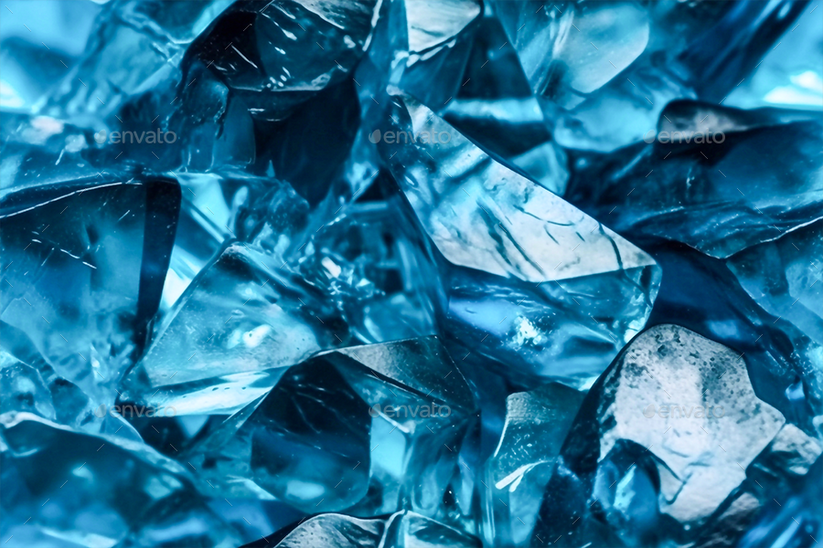 3D Blue Broken Ice Seamless Textures, Graphics | GraphicRiver