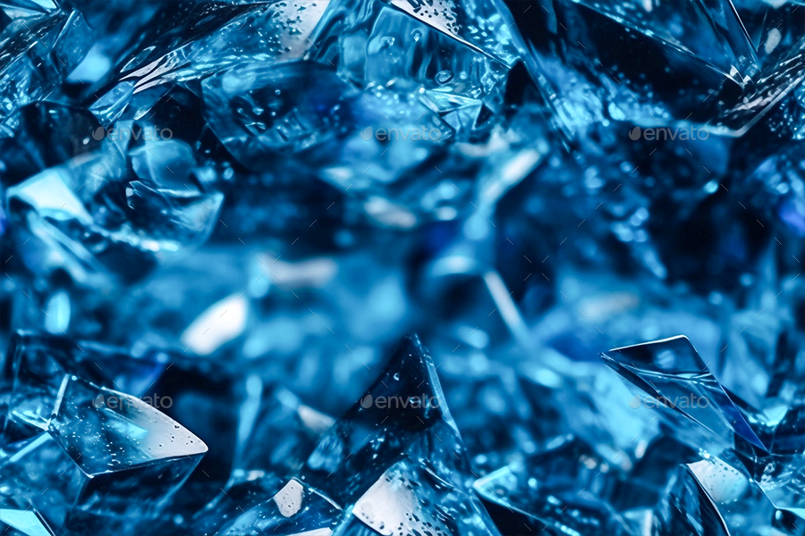 3D Blue Broken Ice Seamless Textures, Graphics | GraphicRiver