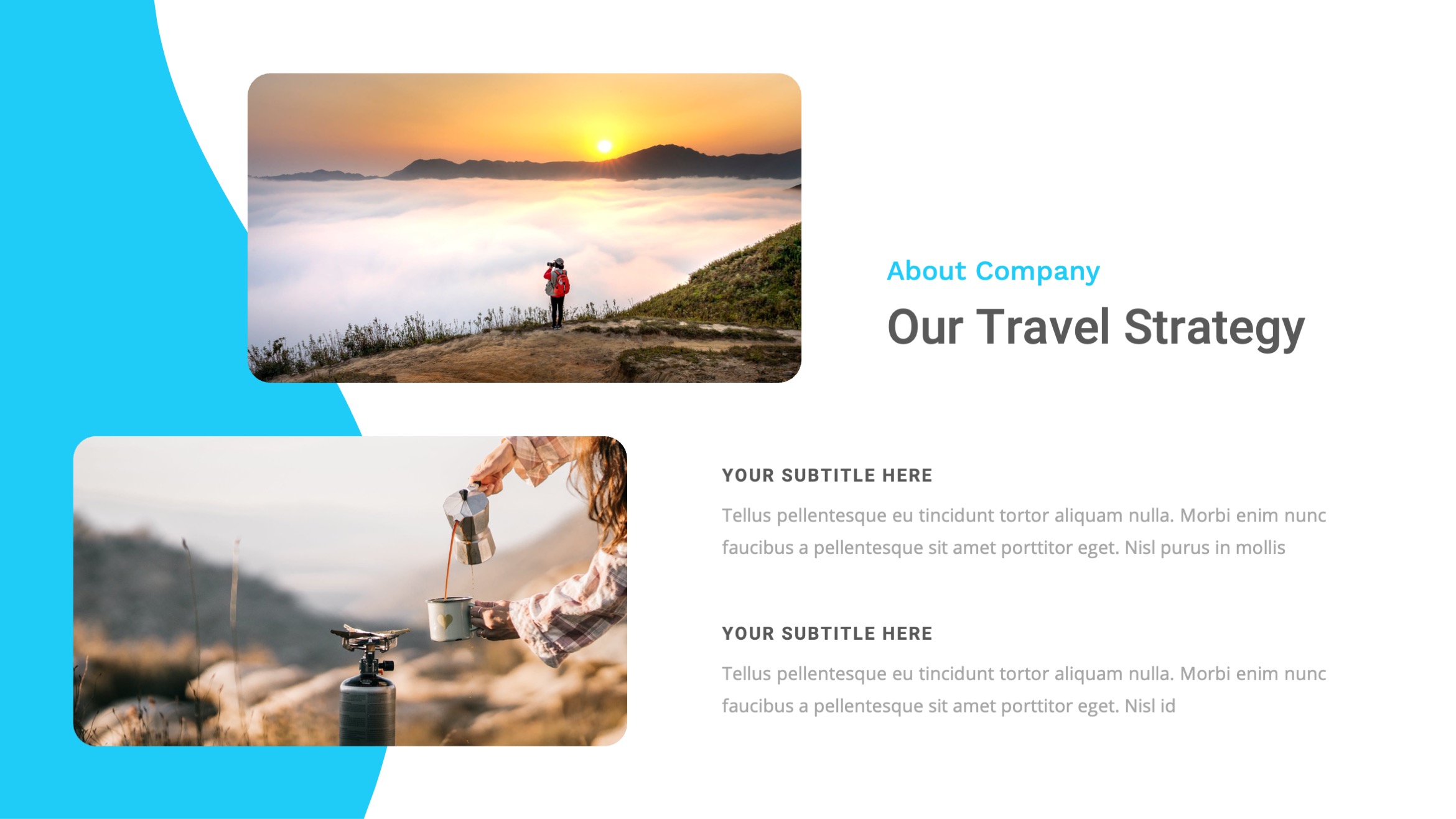 Voliva – Travel & Tourism Google Slides Template, Presentation Templates