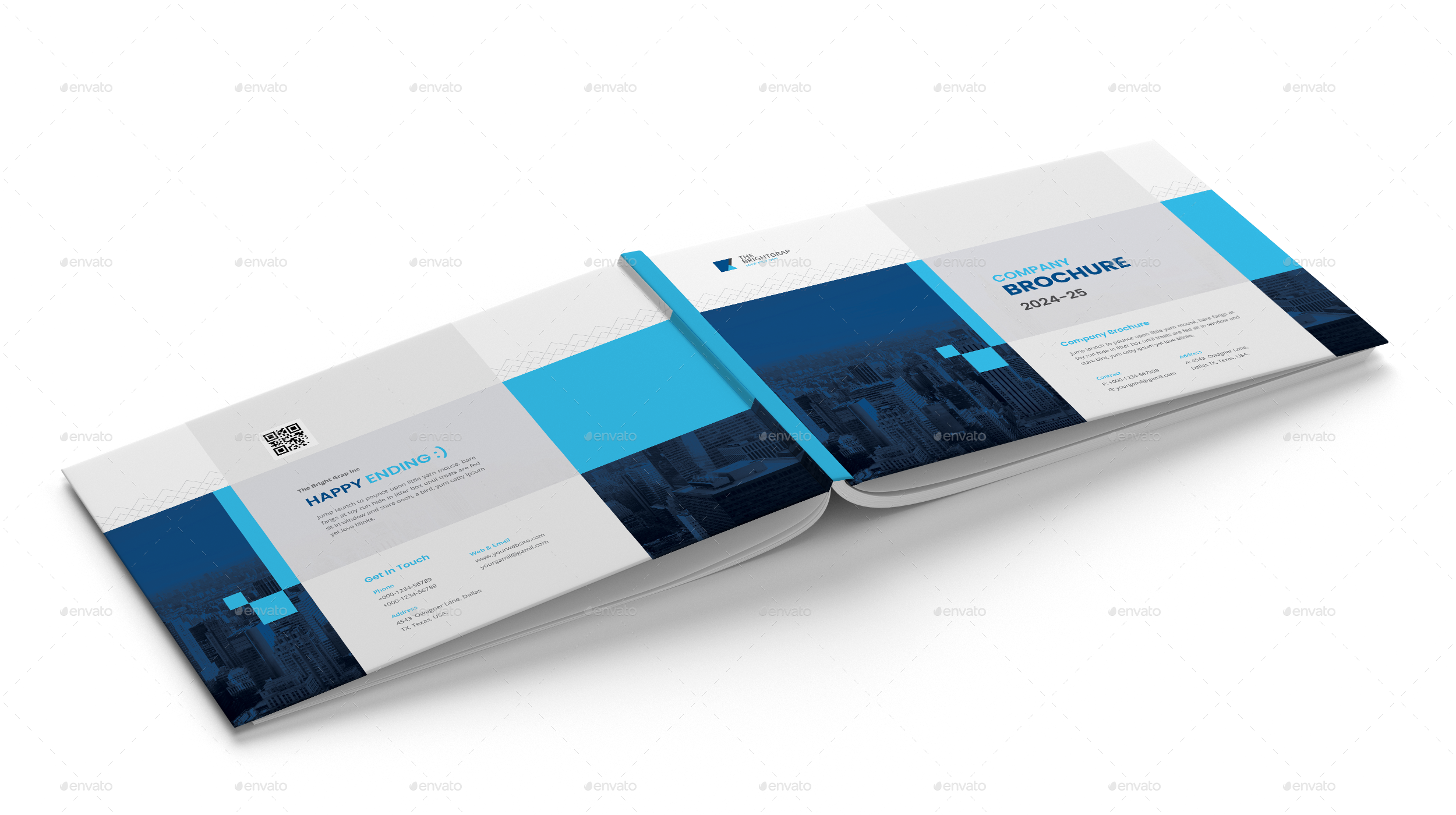 Horizontal Brochure, Print Templates | GraphicRiver