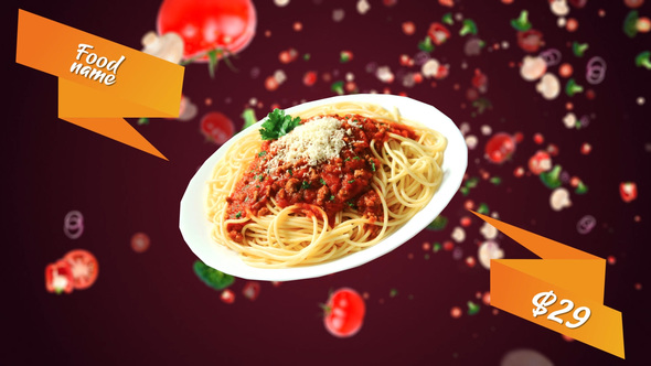 Food Menu || Dynamic Food Menu, After Effects Project Files | VideoHive