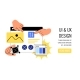UI and UX Design Banner, Vectors | GraphicRiver