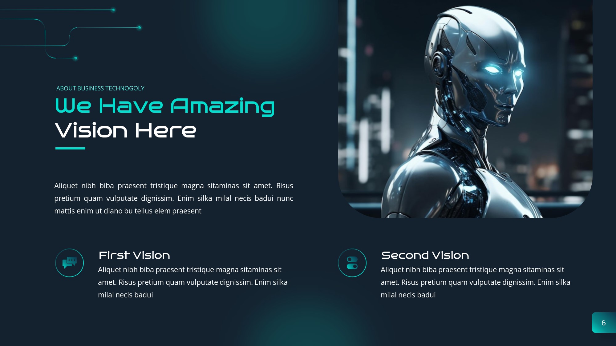 RoboTech – Modern Futuristic Google Slides, Presentation Templates