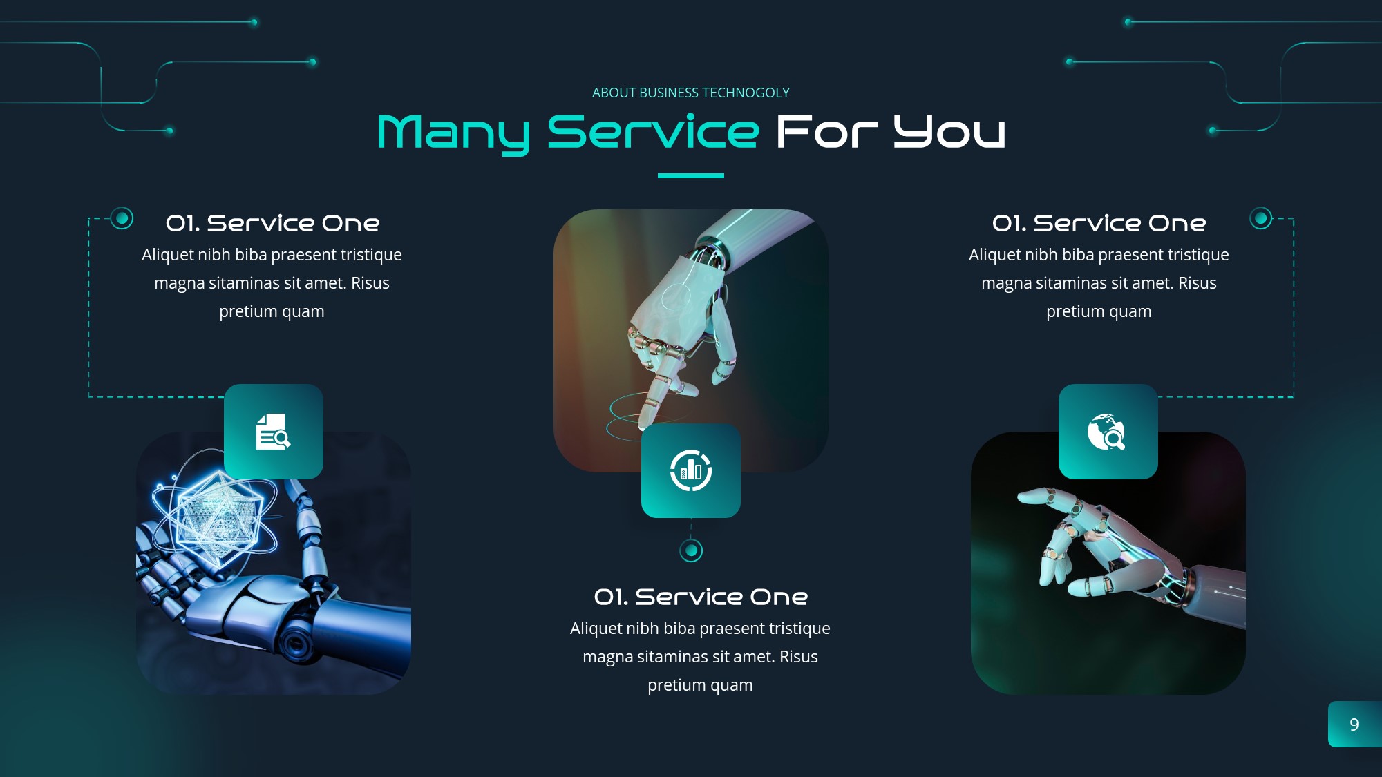 RoboTech – Modern Futuristic Google Slides, Presentation Templates