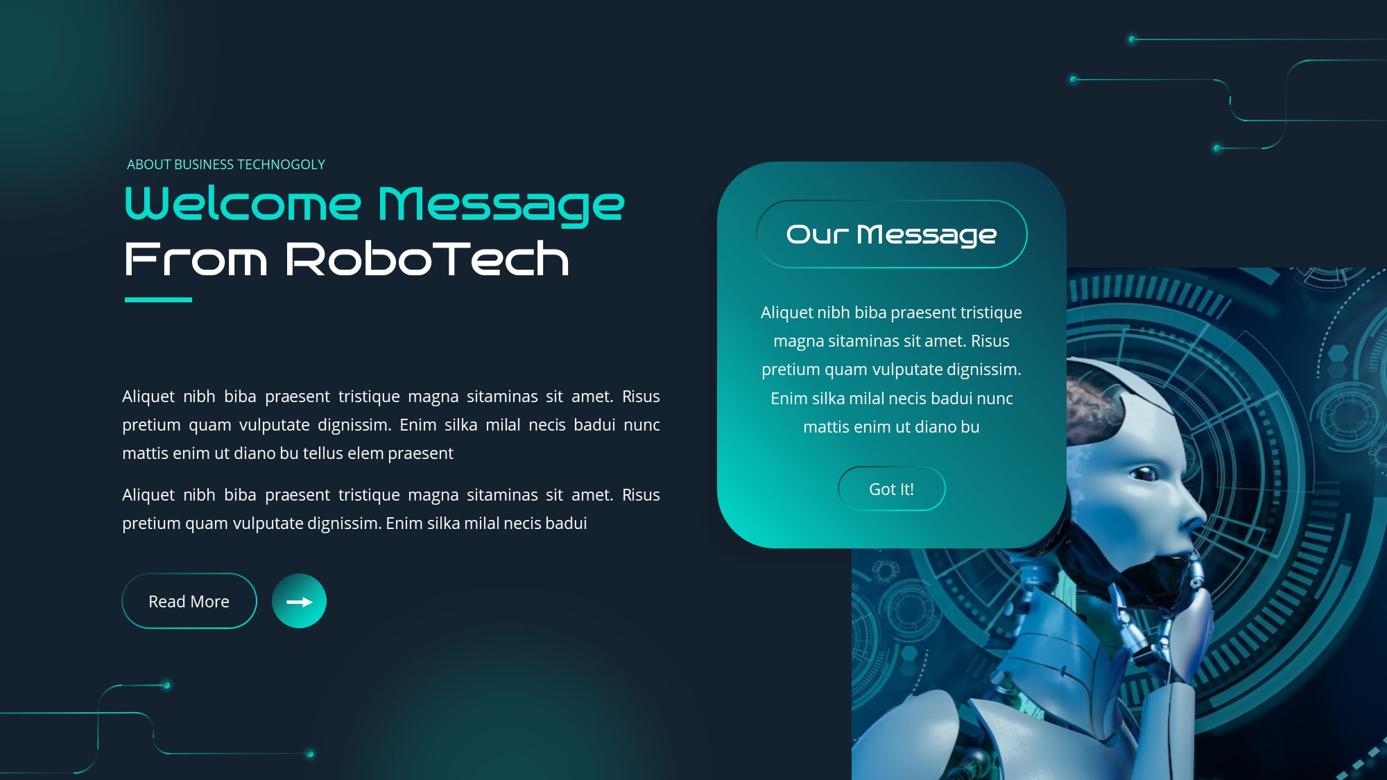 RoboTech – Modern Futuristic Google Slides, Presentation Templates