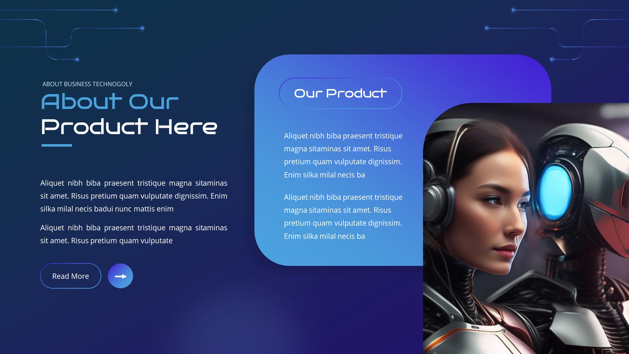 RoboTech – Modern Futuristic Google Slides, Presentation Templates