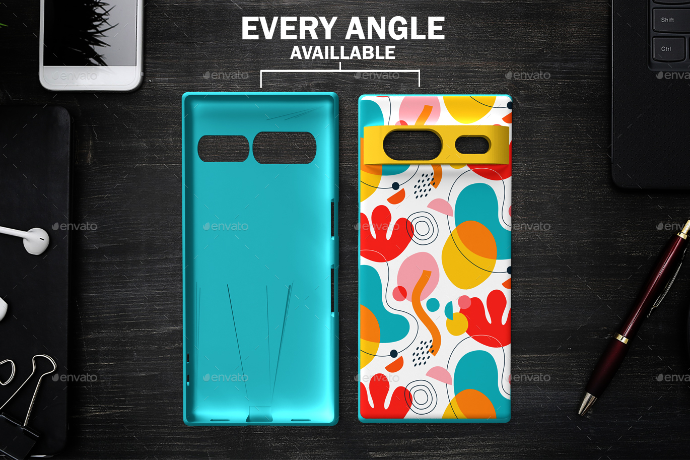 Smartphone Pixel 7a Cover/Case Mockup, Graphics | GraphicRiver