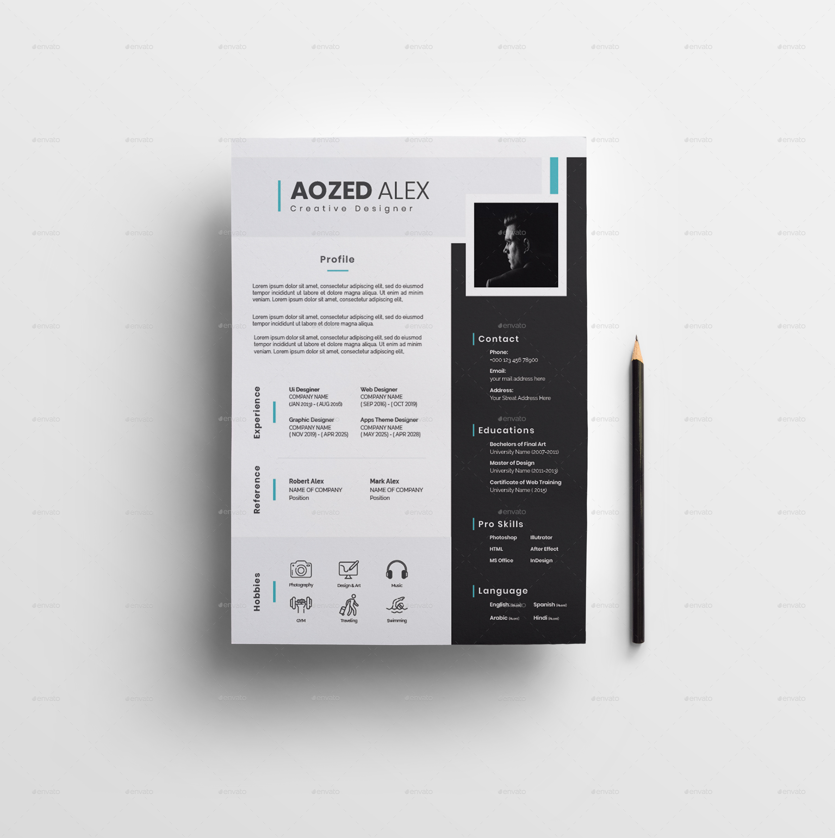 Resume/CV, Print Templates | GraphicRiver