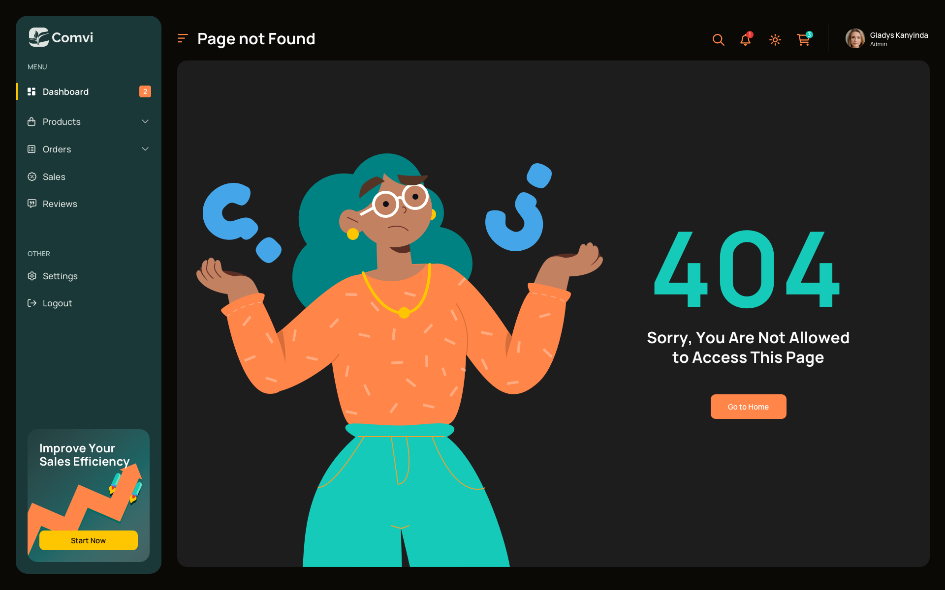 Comvi – Sales Analytics Dashboard for Figma by merkulove | ThemeForest