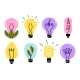 Creative Light Bulbs Set, Vectors | GraphicRiver