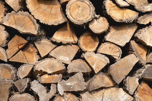 Pile of firewood logs background Stock Photo by Bykfa | PhotoDune