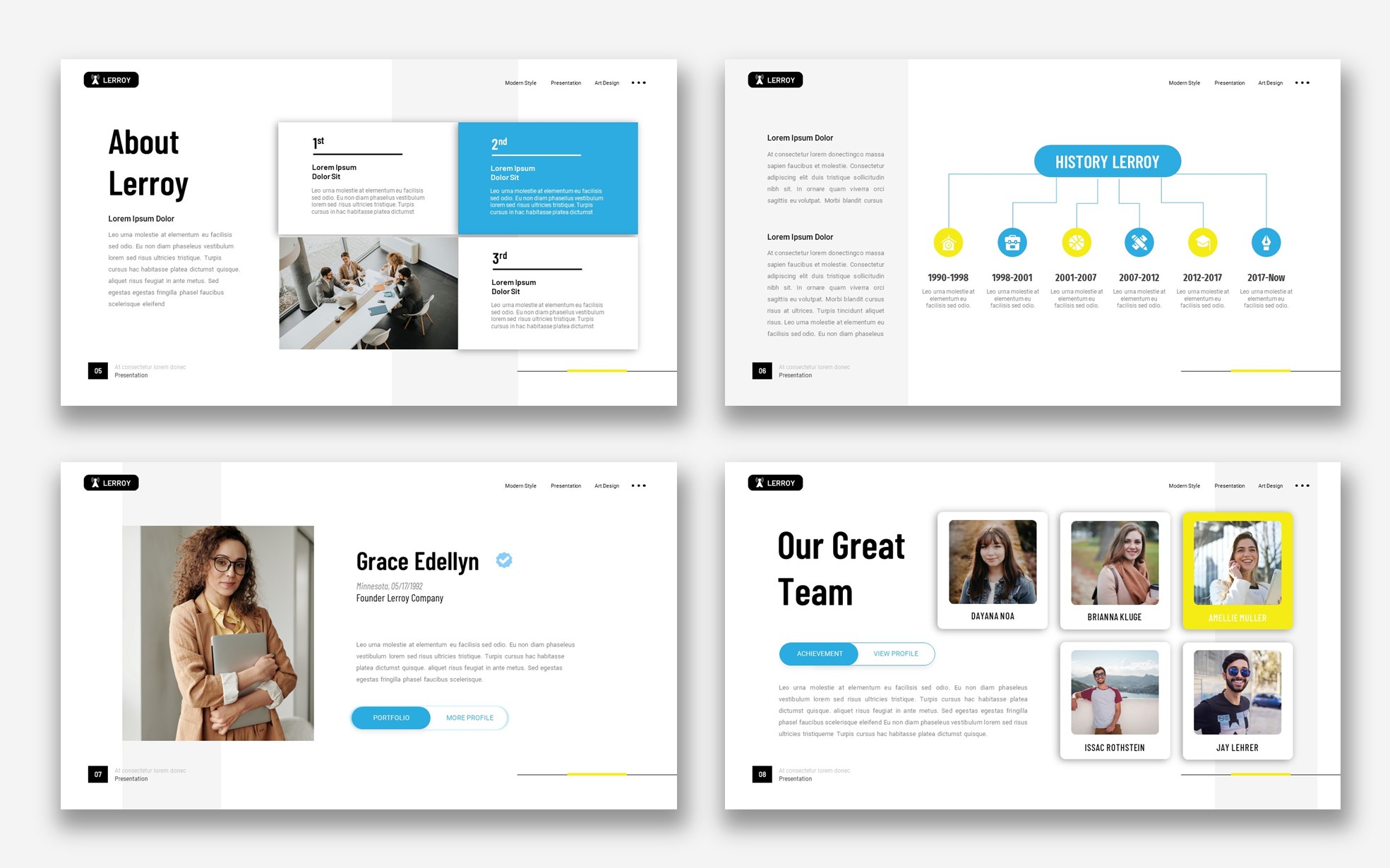 LERROY - Keynote Presentation Template, Presentation Templates ...