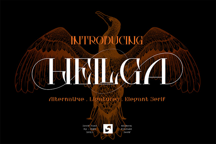 HELLGA - Gothic Serif Font, Fonts | GraphicRiver