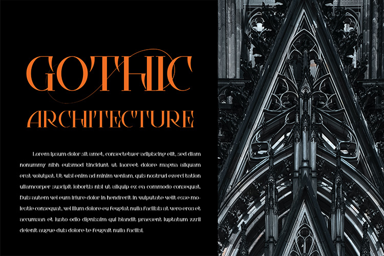 HELLGA - Gothic Serif Font, Fonts | GraphicRiver