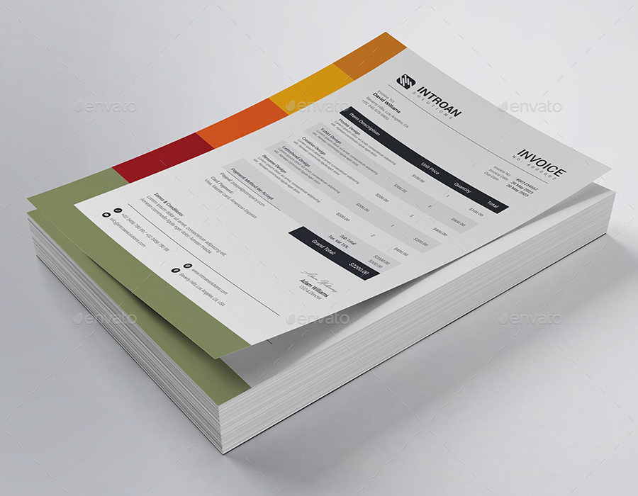 Modern Invoice, Print Templates | GraphicRiver