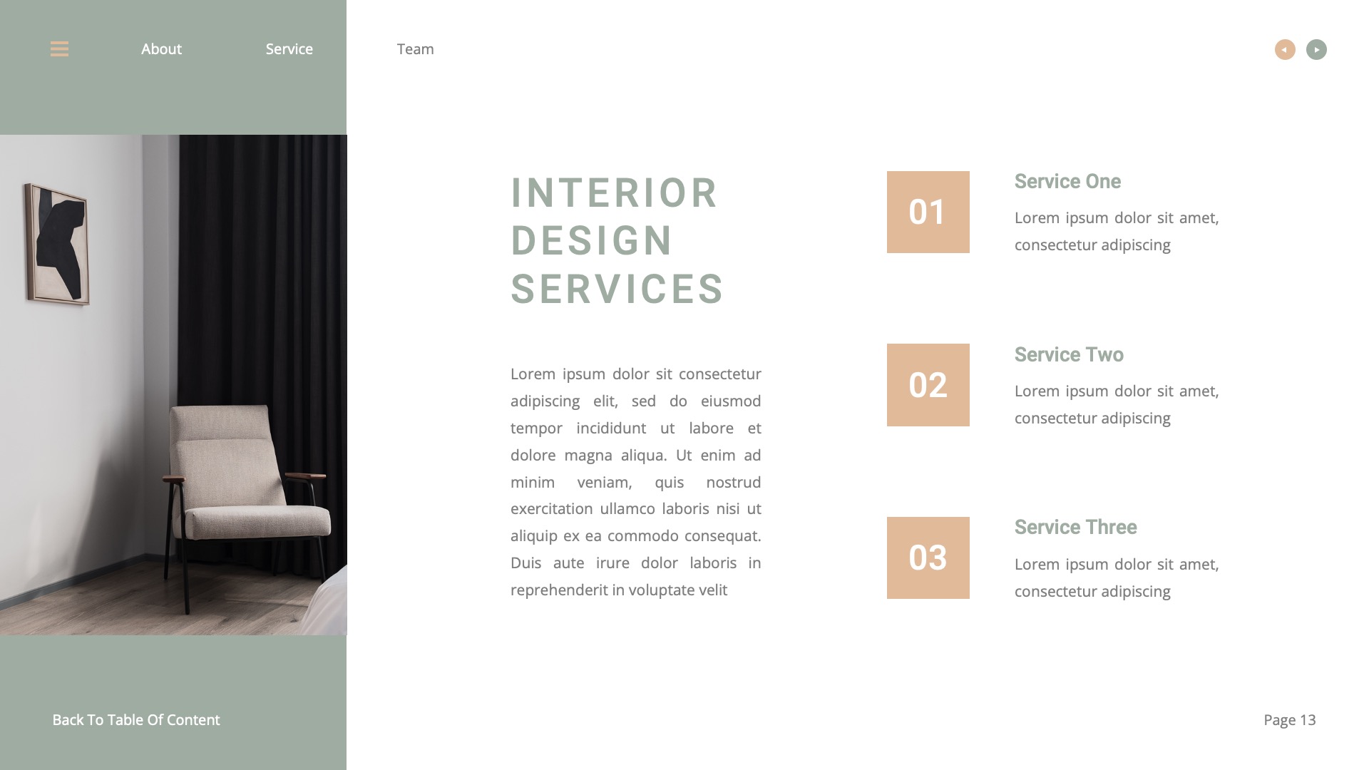 Interiorz - Interior Google Slides Template, Presentation Templates