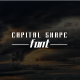 Capital Shape Font, Fonts | GraphicRiver