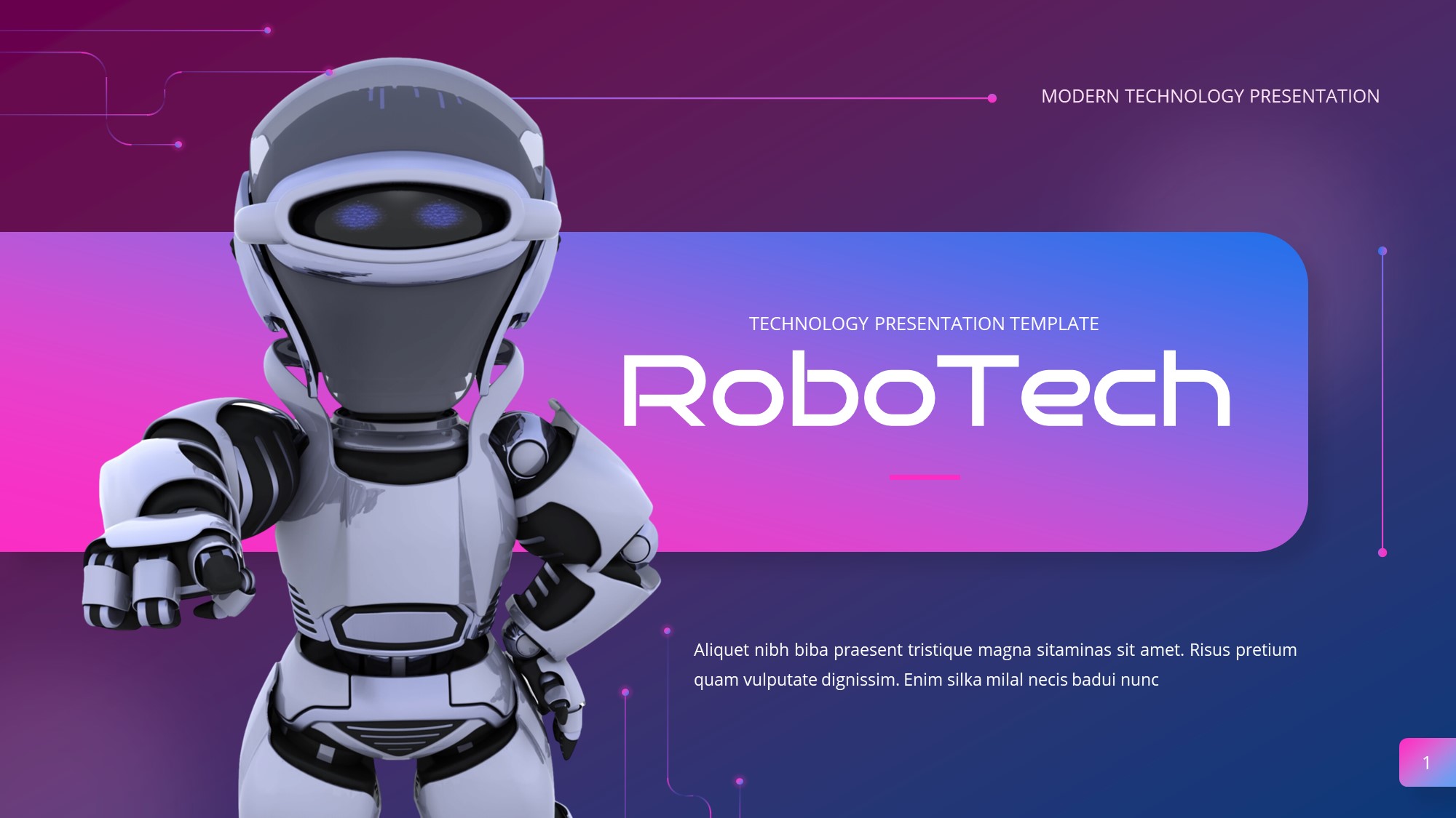 RoboTech – Modern Futuristic Keynote, Presentation Templates | GraphicRiver