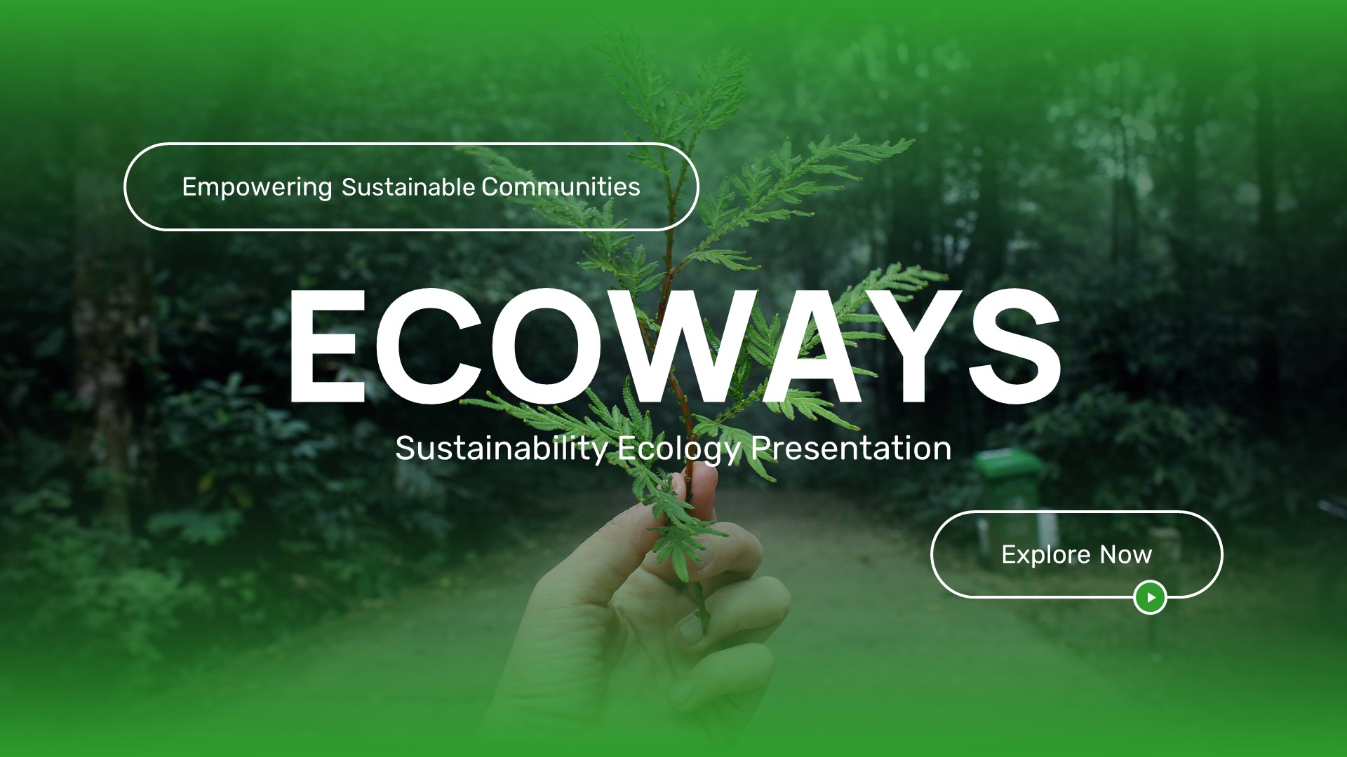 Ecoways - Sustainability Ecology Google Slides Template, Presentation ...