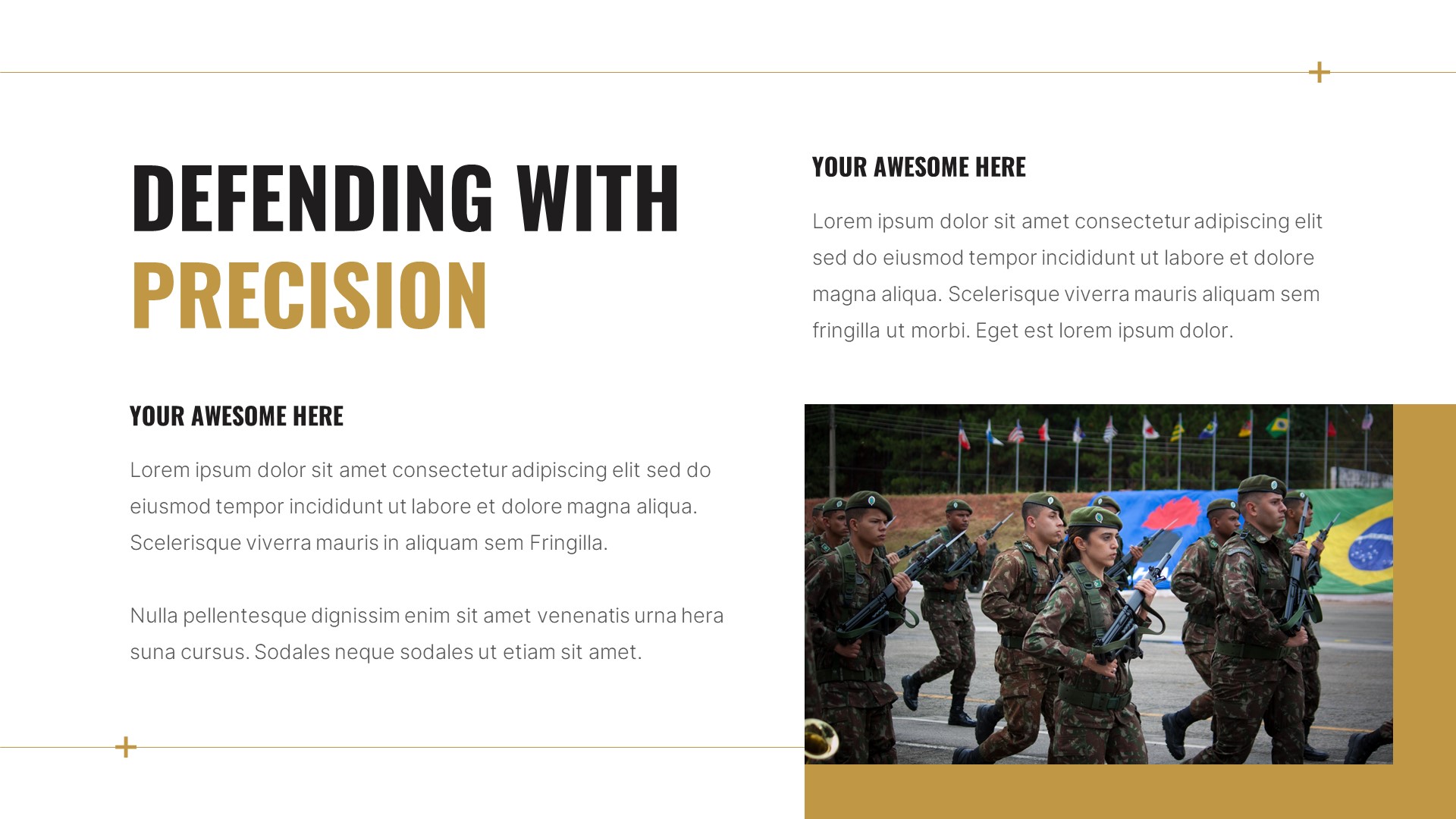 Patriot - Military & Army Google Slides Template by slidehous ...
