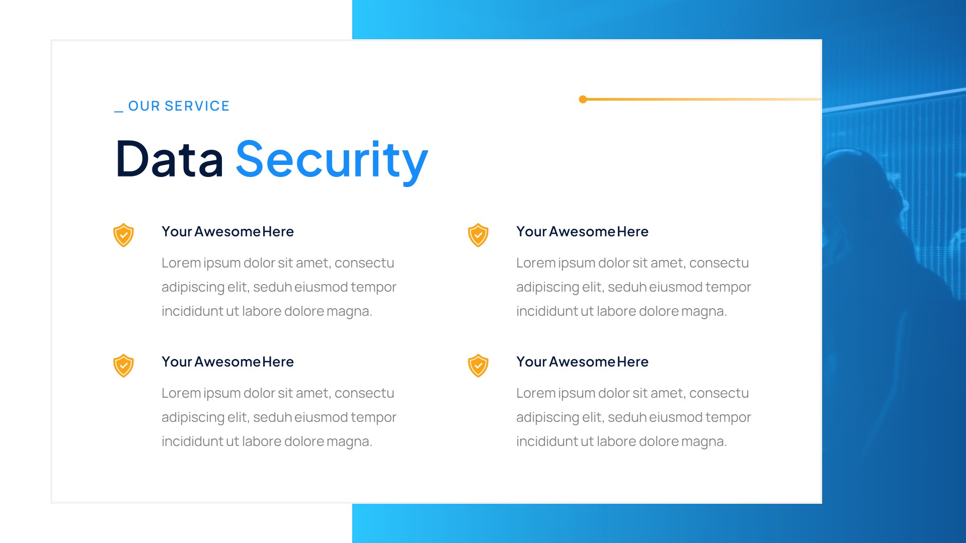 Secure - Cyber Security PowerPoint Template, Presentation Templates