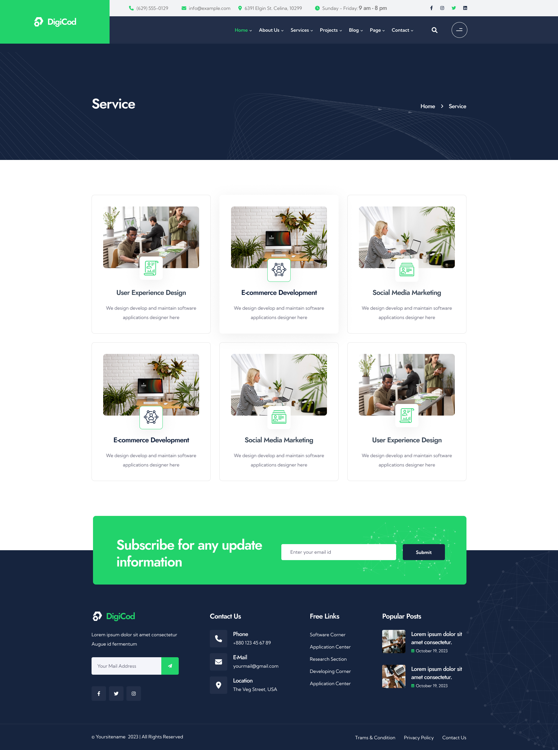 Digicod - Consulting Corporate Figma Template by thimshop | ThemeForest