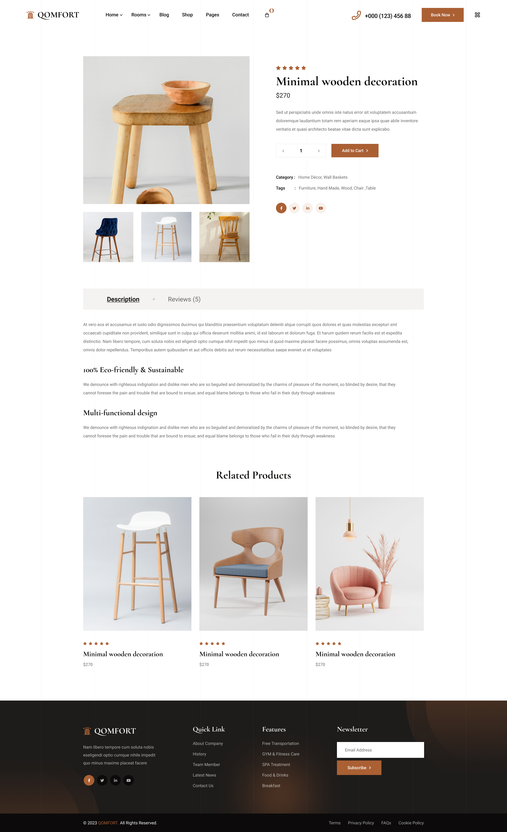 Qomfort - Hotel Booking Figma Template by Webtend | ThemeForest