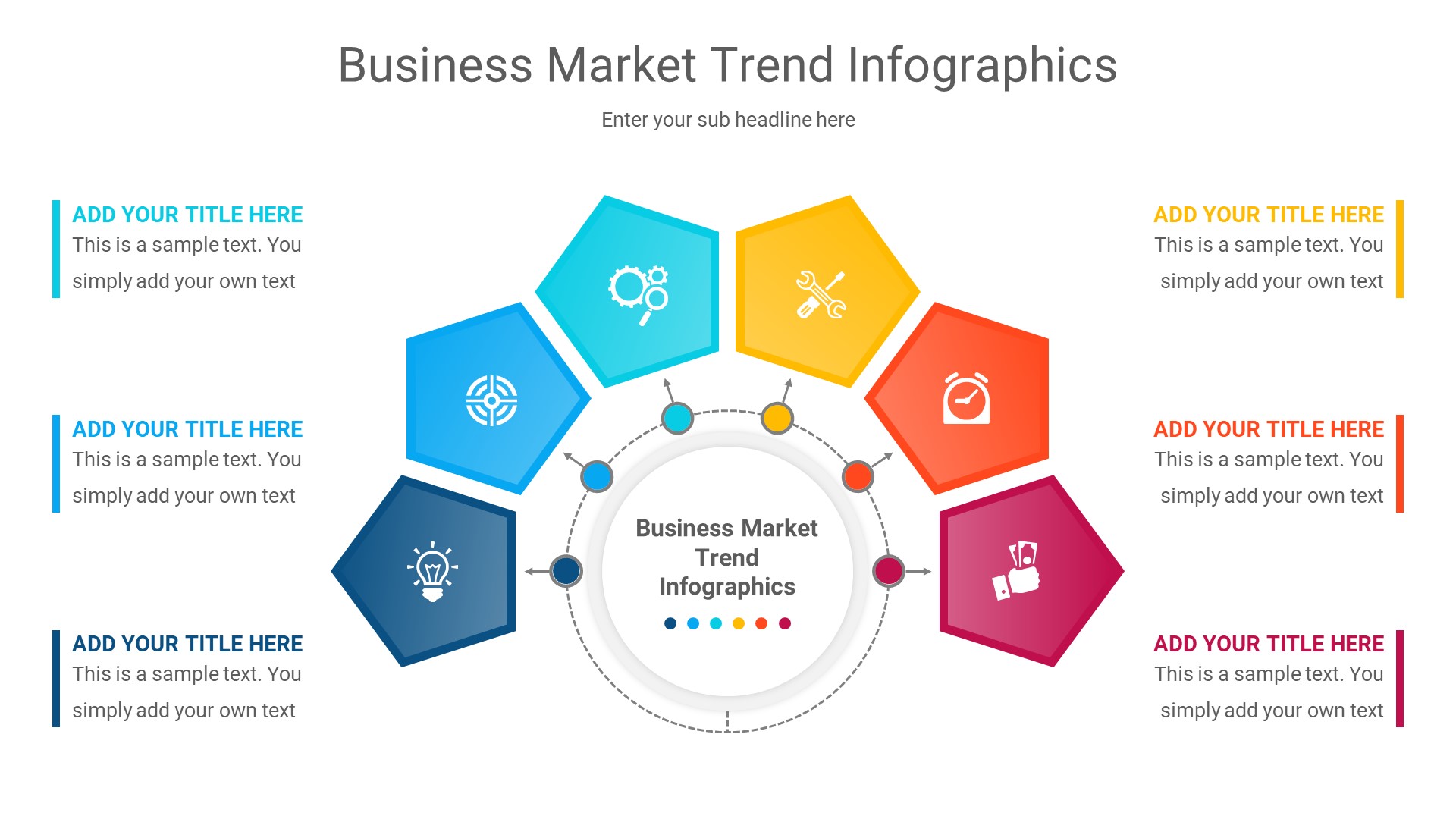 Business market trend Infographics Template presentation, Presentation ...