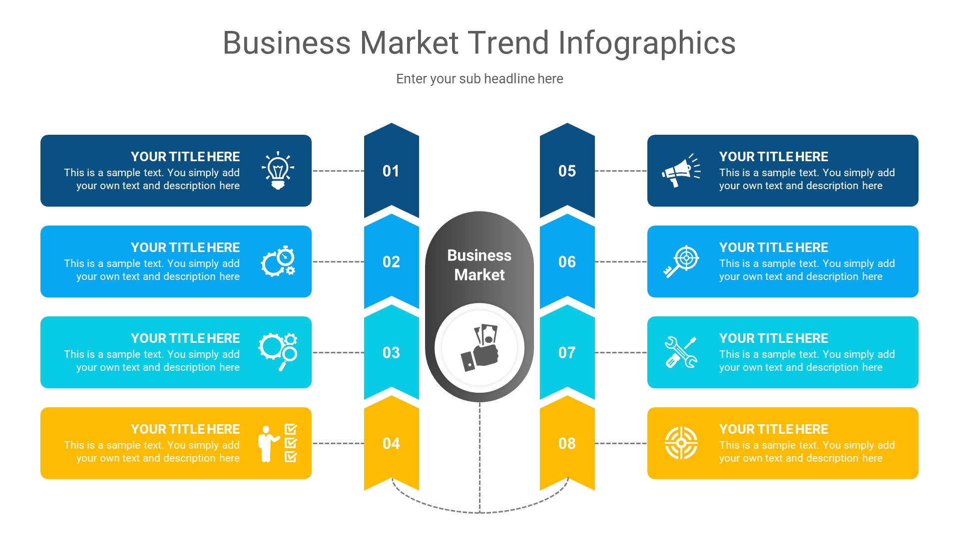 Business market trend Infographics Template presentation, Presentation ...
