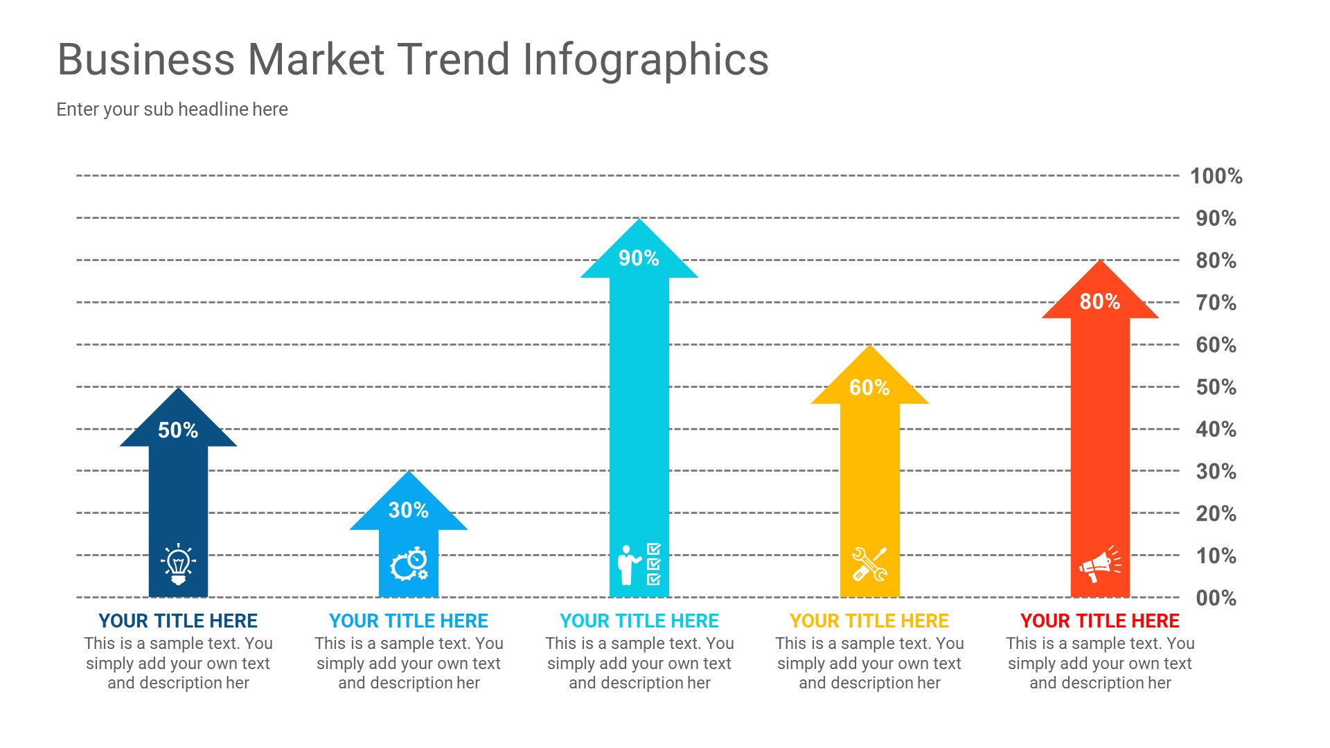 Business market trend Infographics Template presentation, Presentation ...