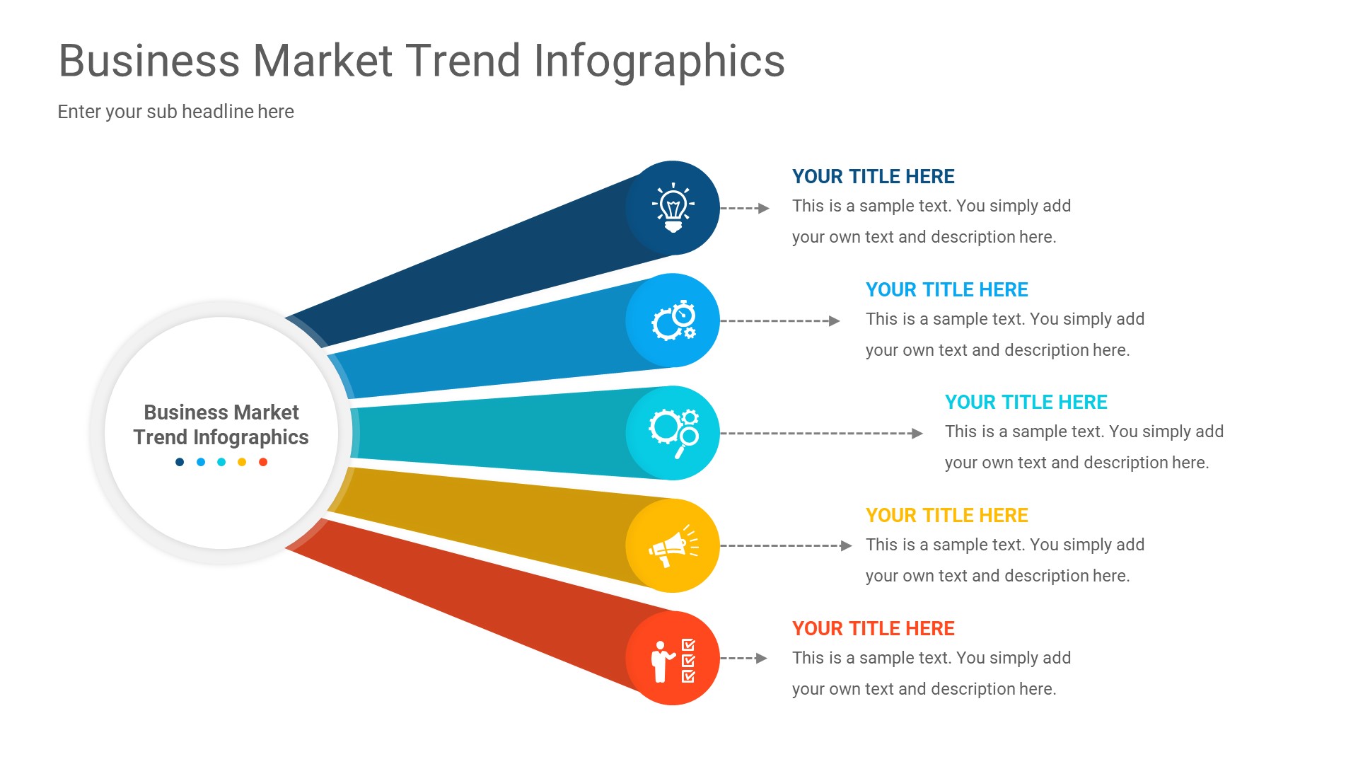 Business market trend Infographics Template presentation, Presentation ...