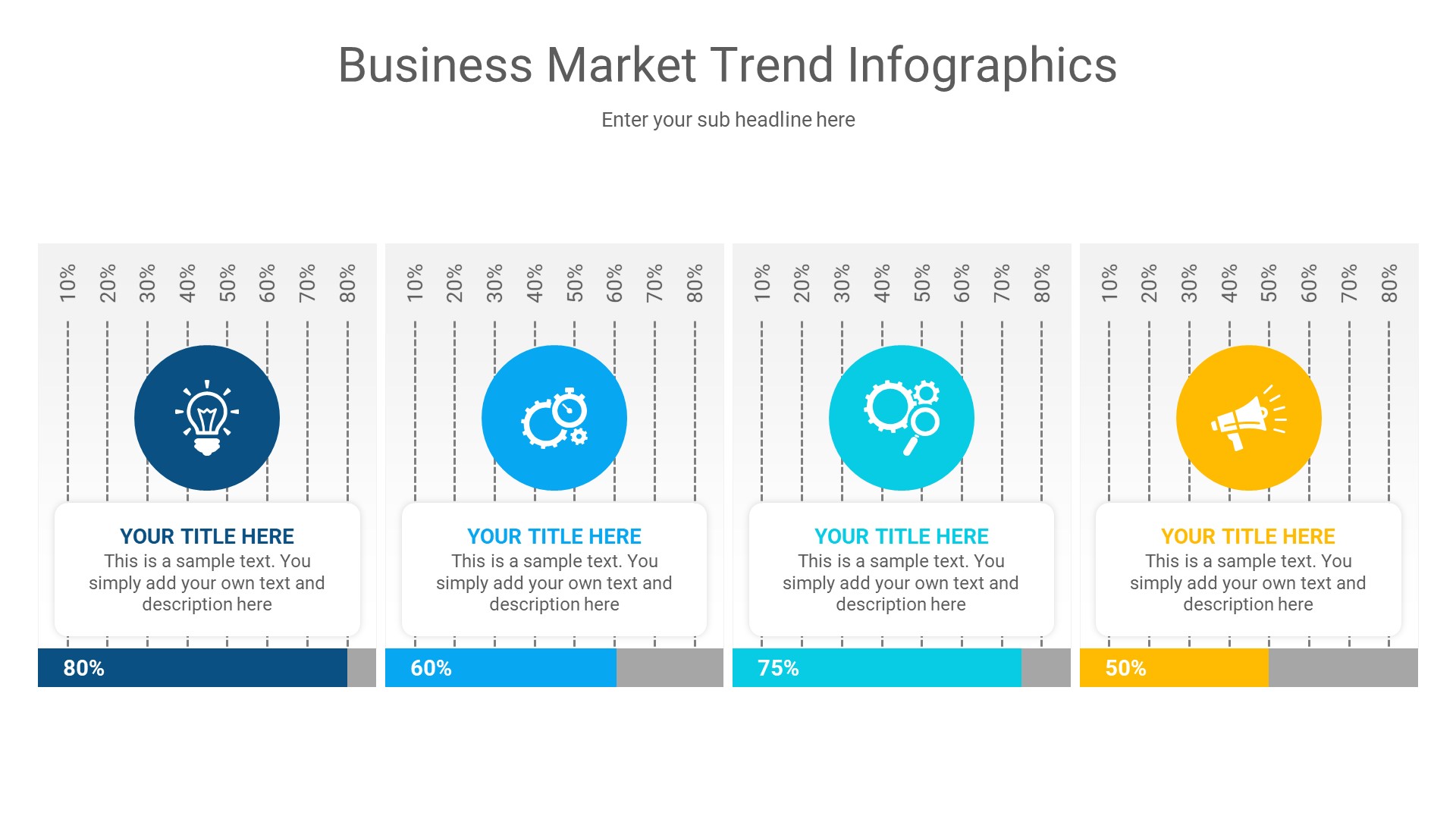 Business market trend Infographics Template presentation, Presentation ...