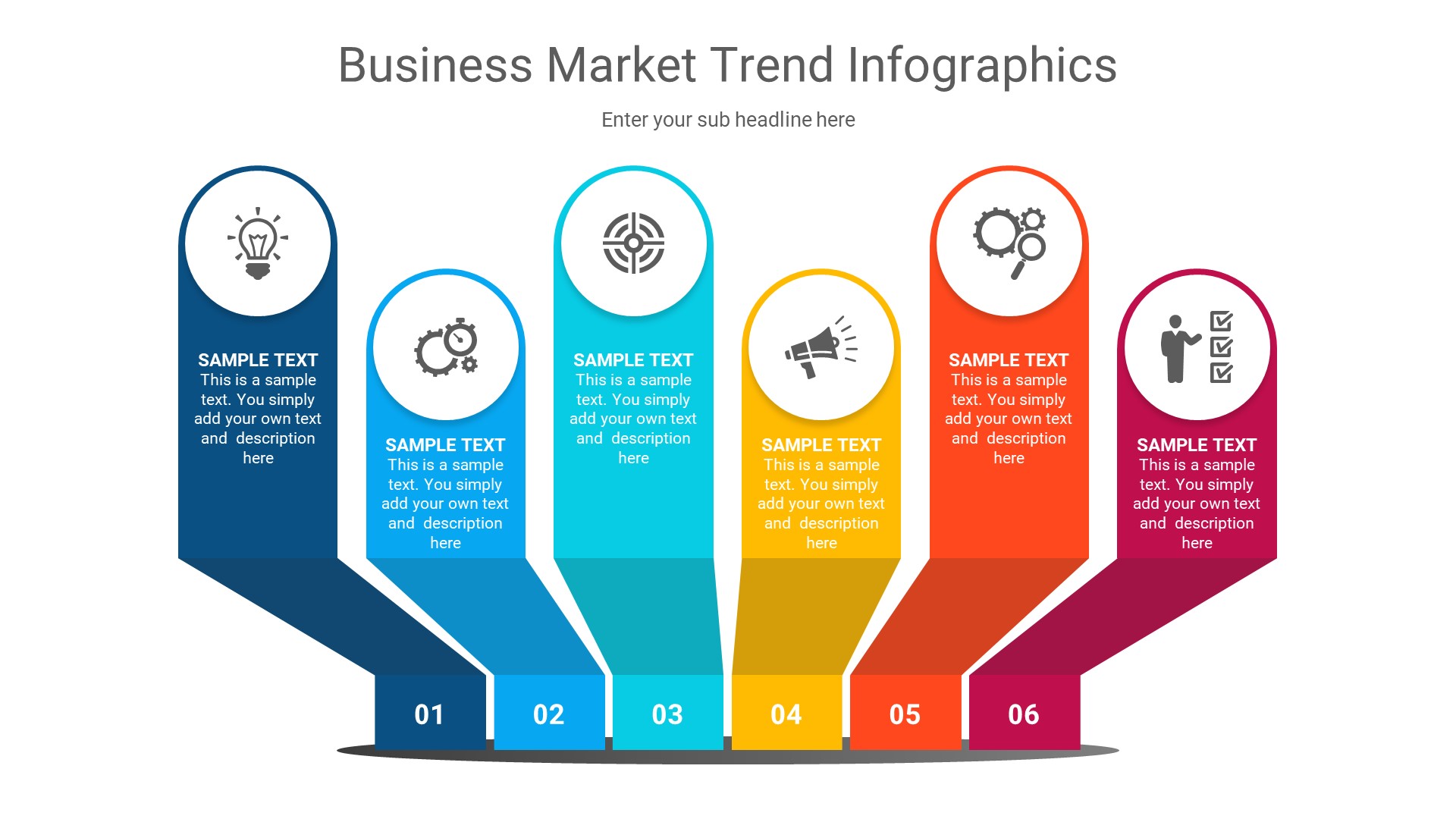 Business market trend Infographics Template presentation, Presentation ...