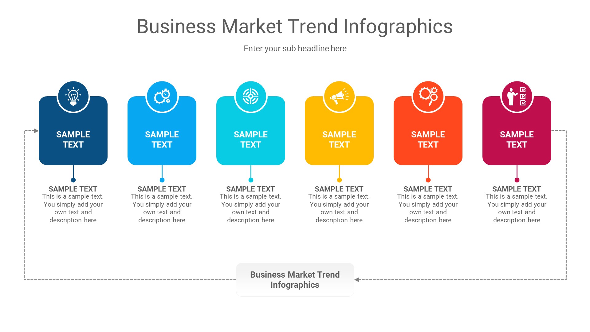 Business market trend Infographics Template presentation, Presentation ...