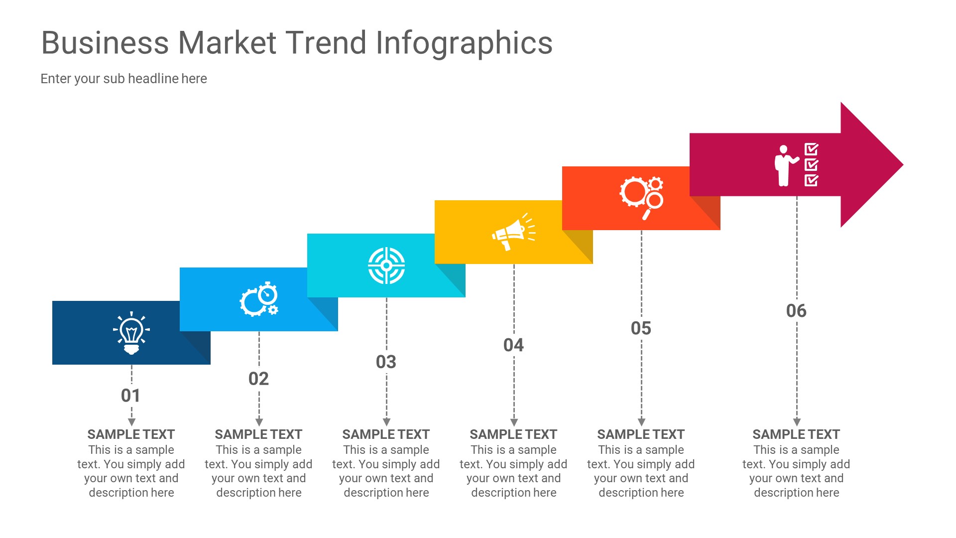 Business market trend Infographics Template presentation, Presentation ...