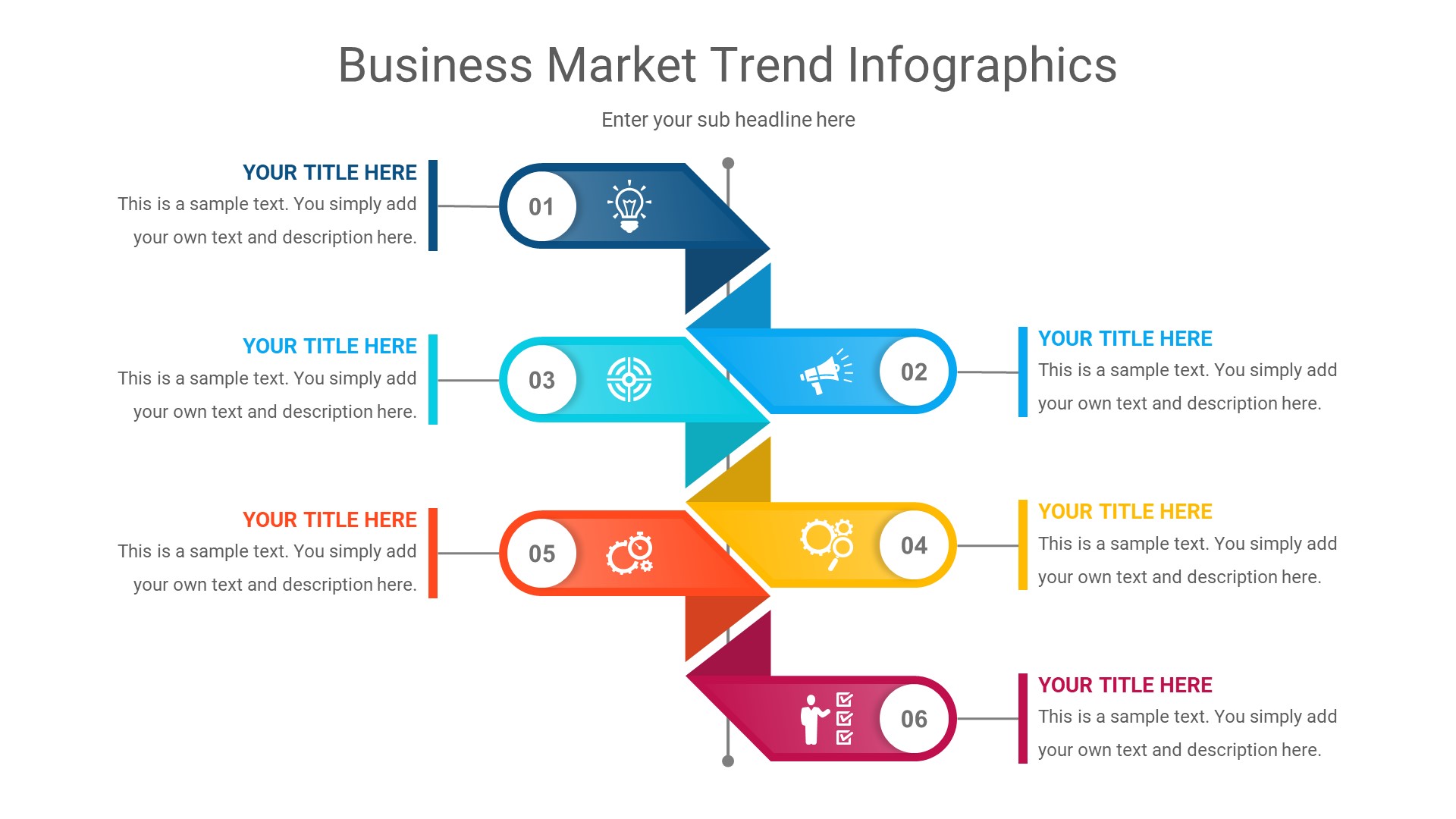 Business market trend Infographics Template presentation, Presentation ...