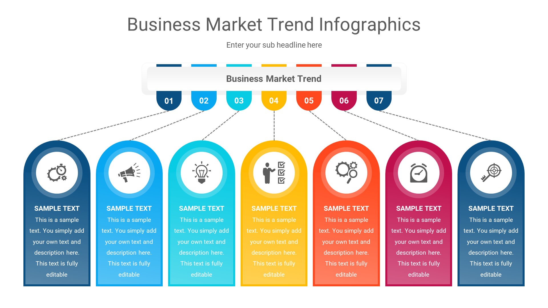 Business market trend Infographics Template presentation, Presentation ...