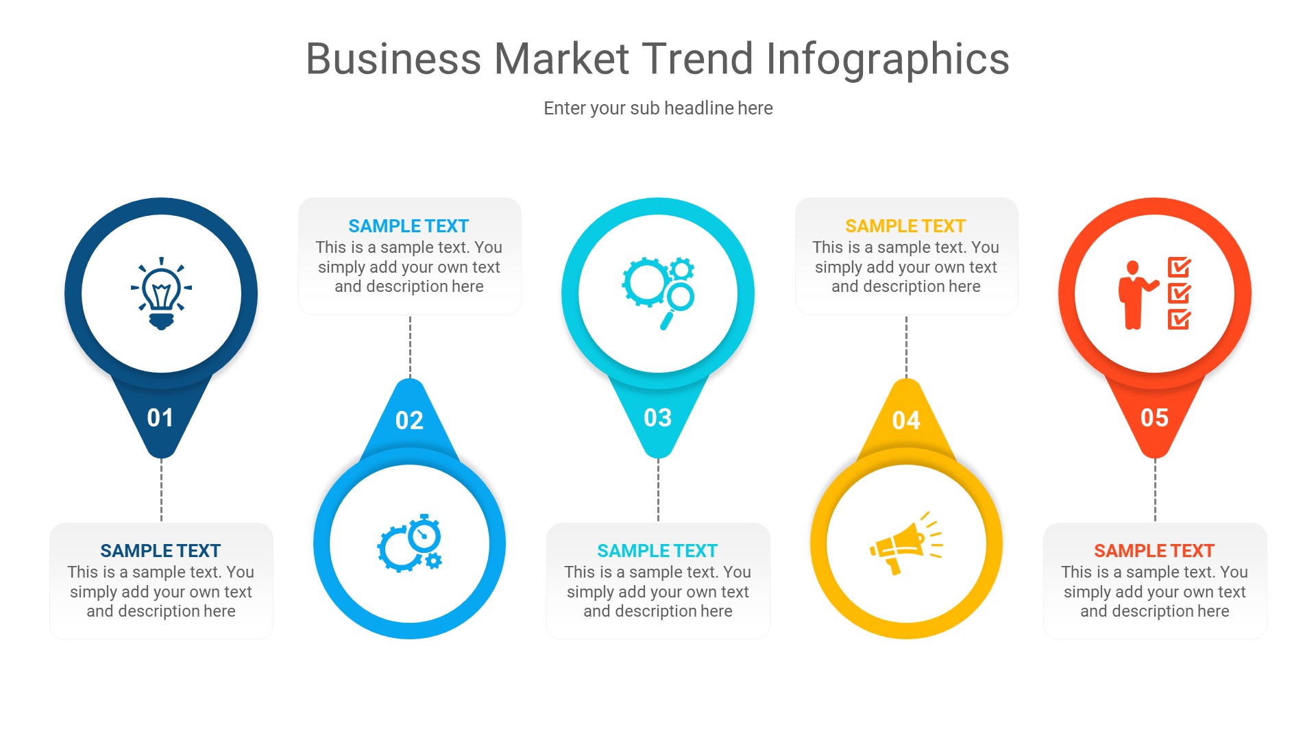 Business market trend Infographics Template presentation, Presentation ...